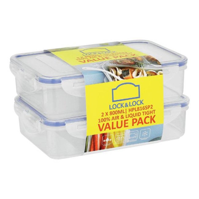 | Lock & Lock - 800ml Classic Promo Set - Set of 2 (PLID53867442 ...